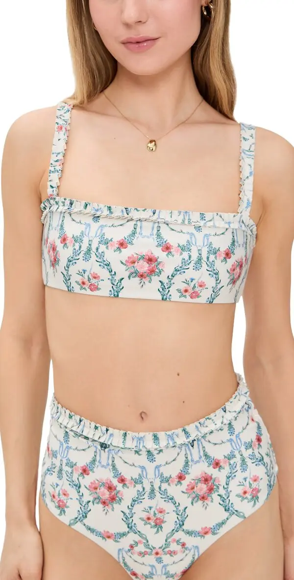 Agua Bendita Olmo Mosqueta Bikini Top - Multicolor