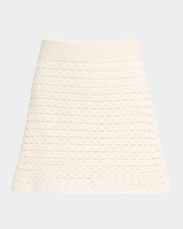 Eleven Six Ava Crochet Mini Skirt