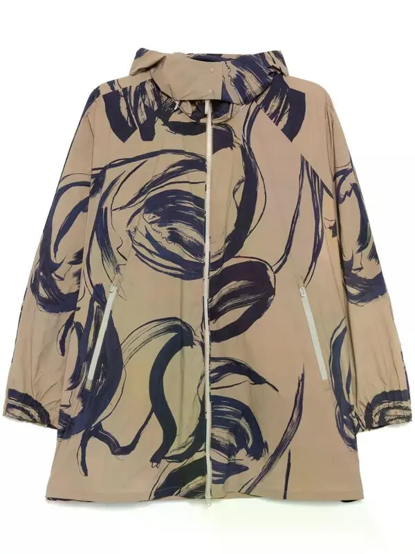 JNBY Graphic-print Windbreaker - Brown