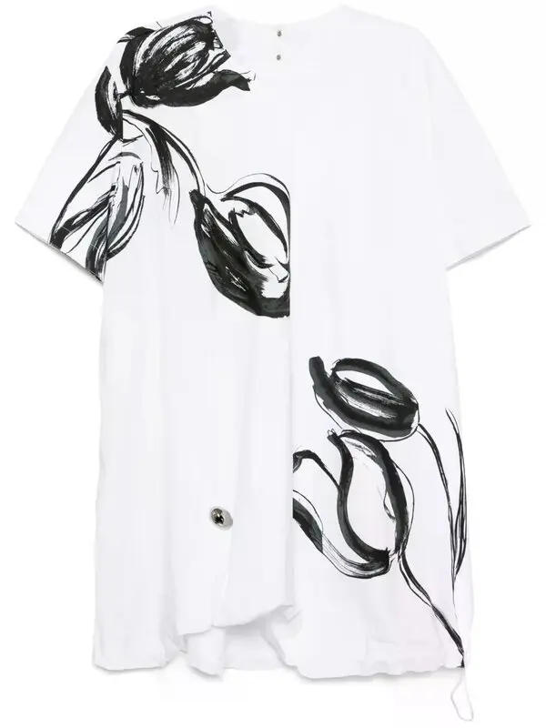 JNBY Graphic-print Dress - White