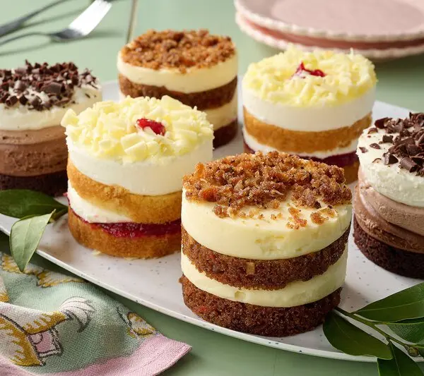 DAVID'S COOKIES 12 Hand Crafted Elegant Layer Cakes