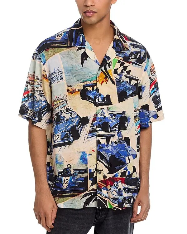 Hugo Boss Espino Printed Camp Shirt