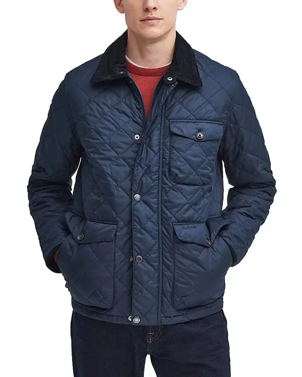 Barbour Hornby Quilted Jacket - Navy