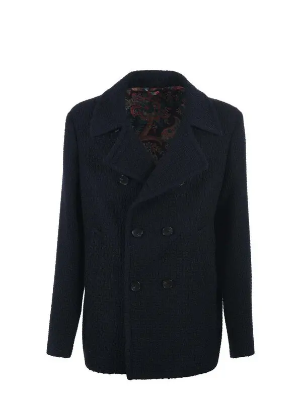 Etro Double Breasted Coat