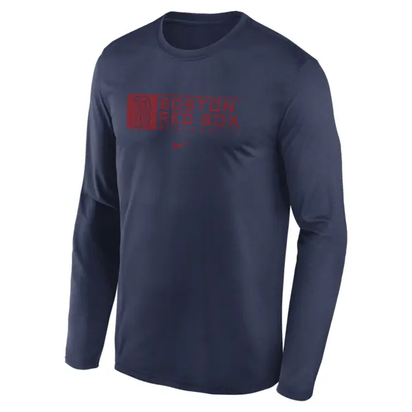 Nike Dri-Fit Team Long-Sleeve T-Shirt Blue Editorialist
