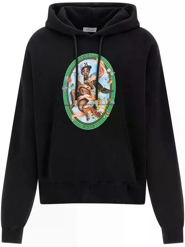 Off-White Fresco Hoodie - 1001 White/black