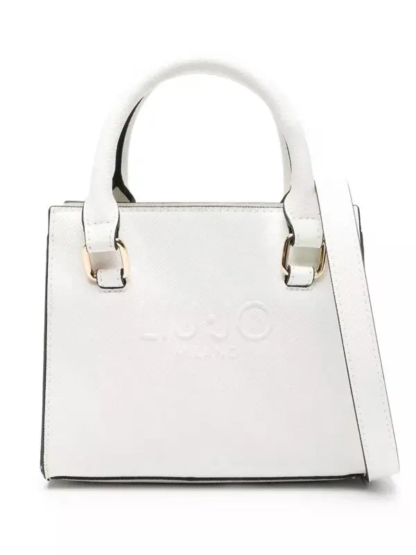 Liu Jo Logo-Embossed Mini Bag White Editorialist
