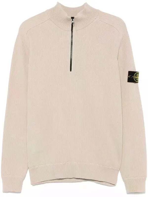 Stone Island Compass-badge Sweater - Neutrals