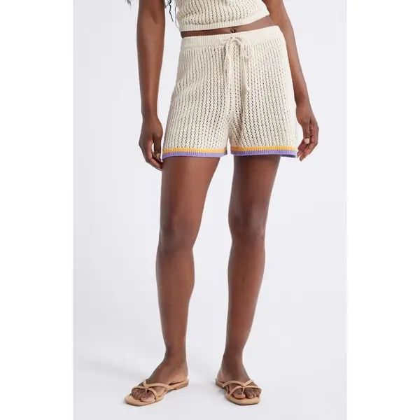 Rip Curl Cala Vadella Crochet Shorts