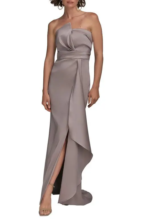 Donna Karan New York Asymmetric Strapless Gown