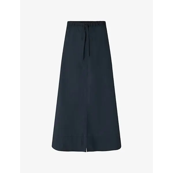 Soeur Agadir Front-split Cotton Maxi Skirt