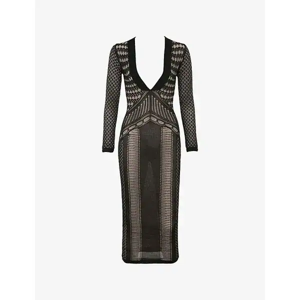 cult gaia serita knit dress Cult Gaia Serita Knit Dress | Basil Green main image 1