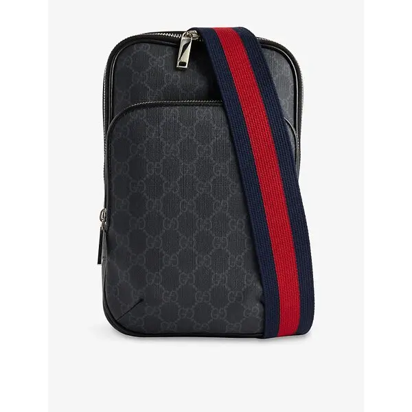 Gucci Monogram Canvas Cross-body Bag