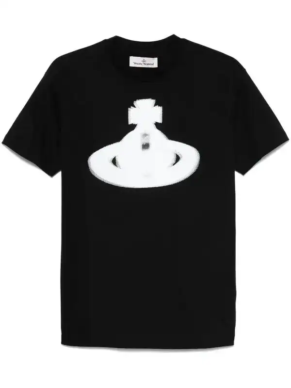 Vivienne Westwood Halftone Orb T-Shirt - Black - 35% Off