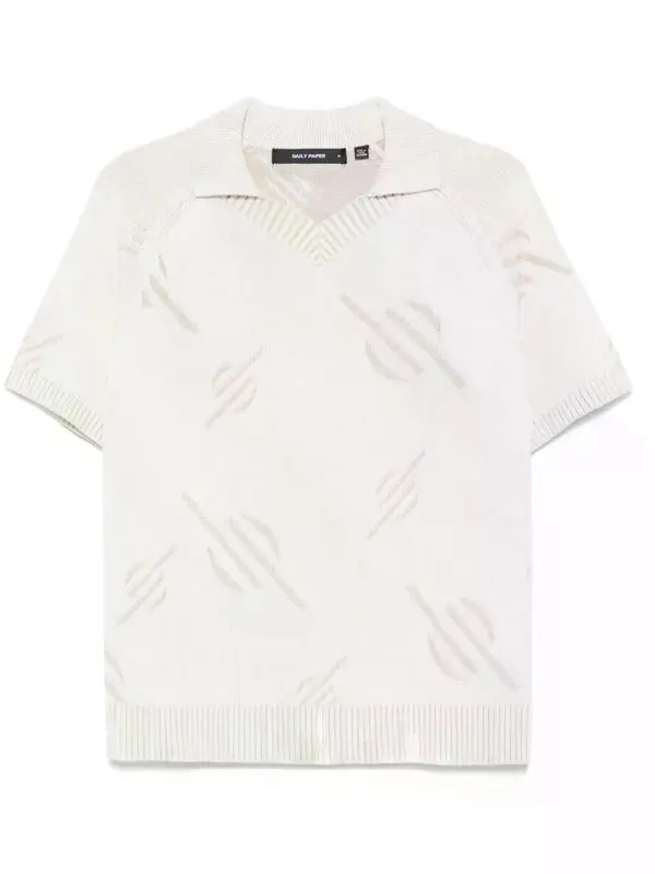 DAILY PAPER Monogram-intarsia Top