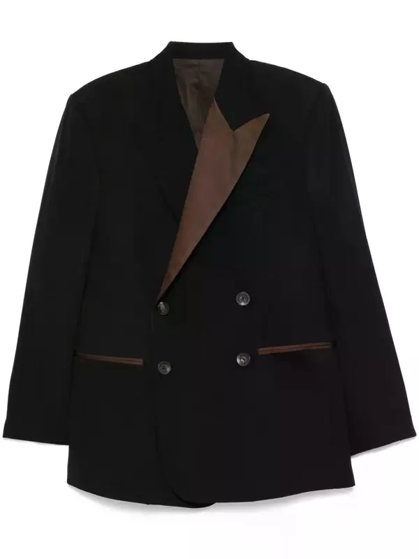 WALES BONNER Grain De Poudre Tuxedo Blazer