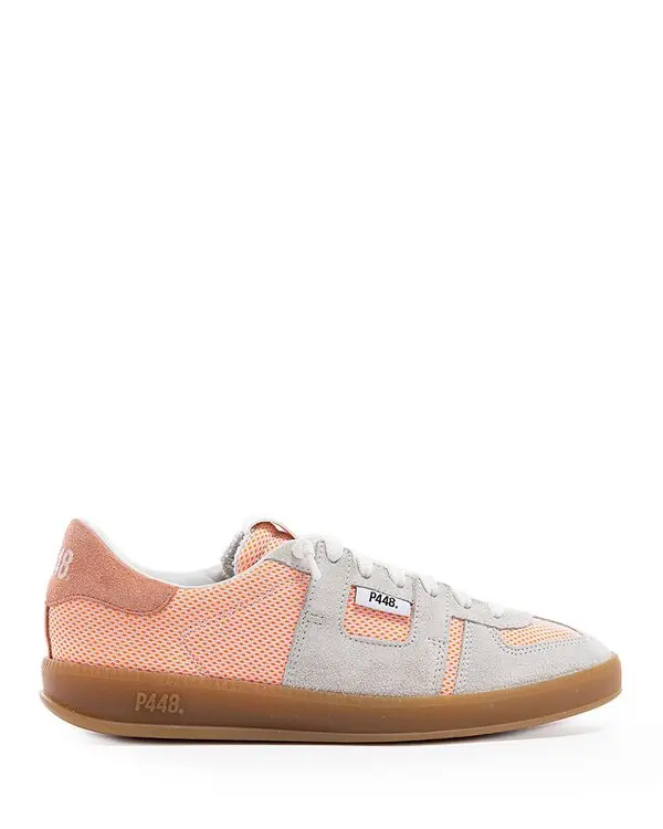 P448 Monza Sneakers - White/orange