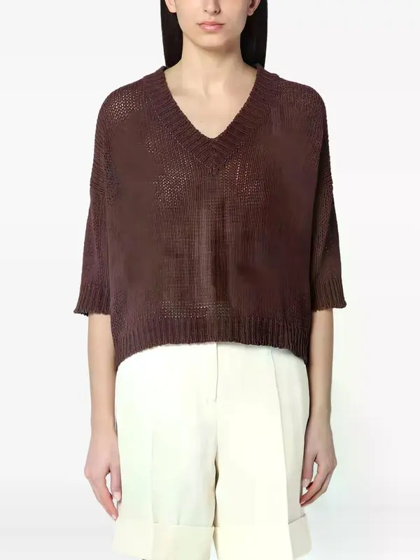 ROBERTO COLLINA V-neck Top