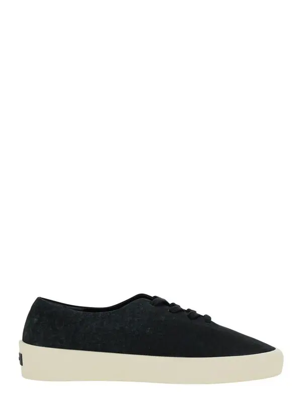 Fear Of God Low Top Suede Sneakers With Logo