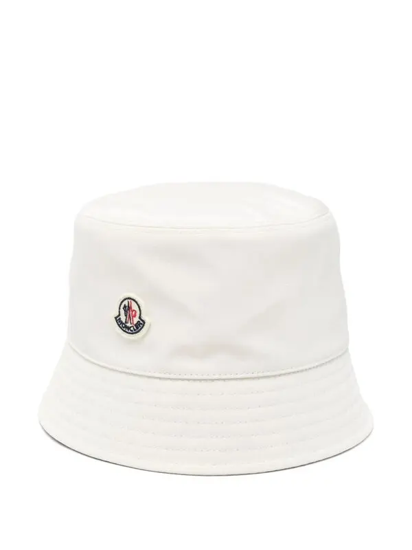 Moncler Cotton Bucket Hat - Beige