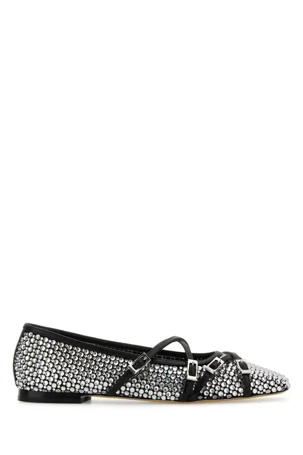 Mach & Mach Dancers Ballerinas - Silver