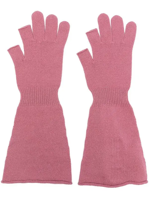 Rick Owens Organic Cashmere-wool Blend Gloves - Thulian