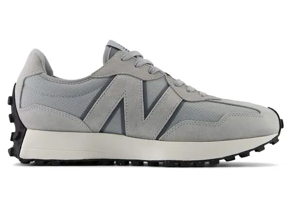 NEW BALANCE 327 Suede Sneakers - Raincloud Grey