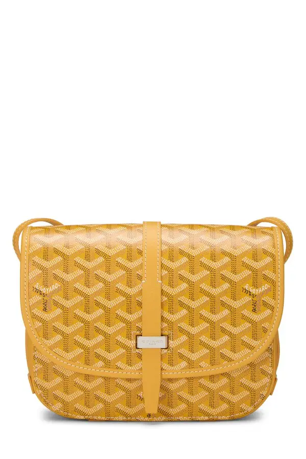 Goyard Goyardine Canvas Belvedere Pm - Yellow