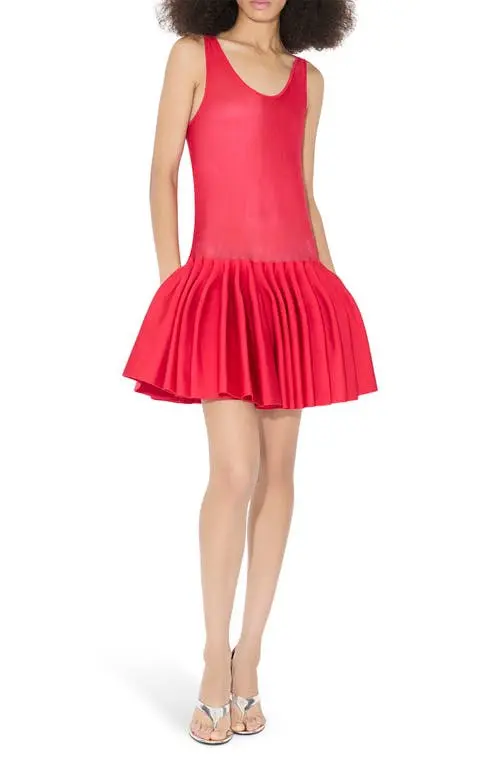 Alaïa Knit Godet Minidress