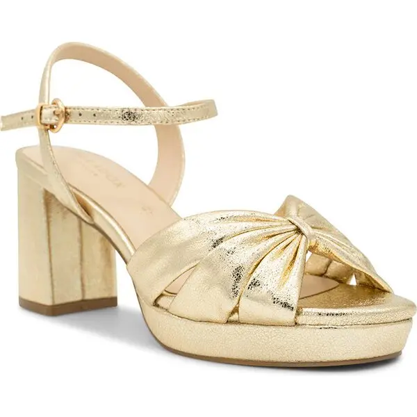 PARADOX LONDON PINK Nerita Platform Sandal - Champagne