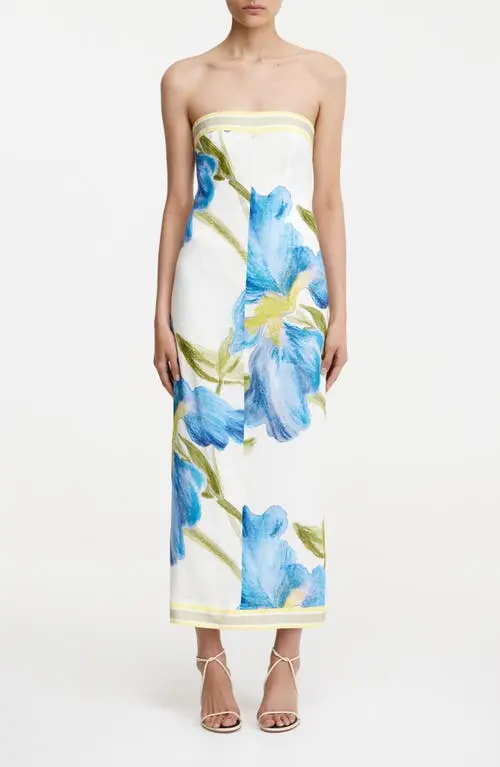 Significant Other Tess Floral Print Column Dress
