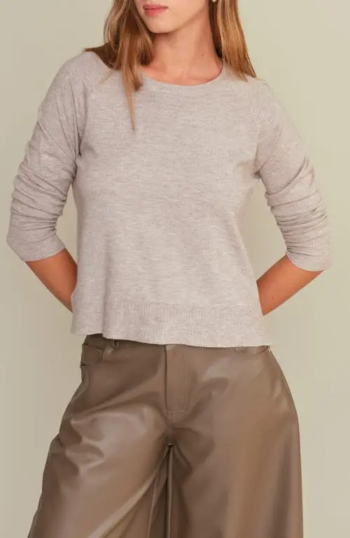 Deluc Déluc. Lorraine Crewneck Sweater - Light Grey Melange