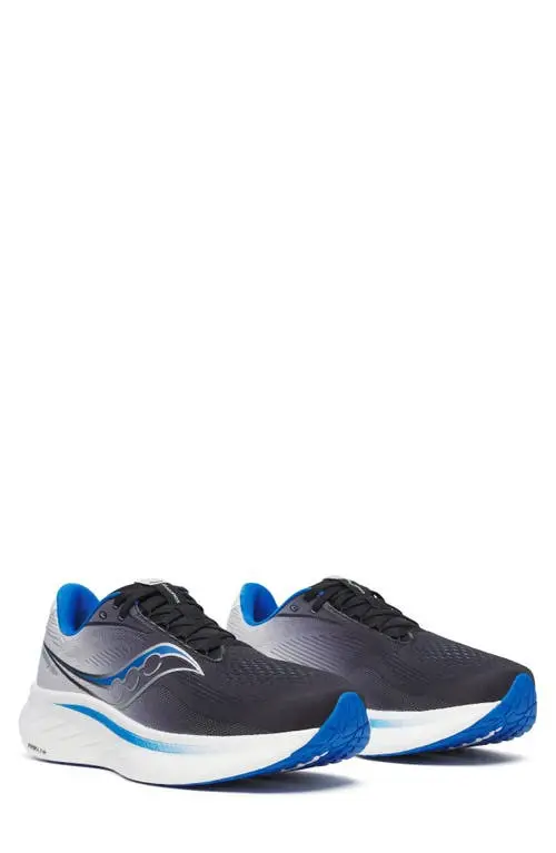 Saucony Ride 18 Sneakers - Black/ Skydiver