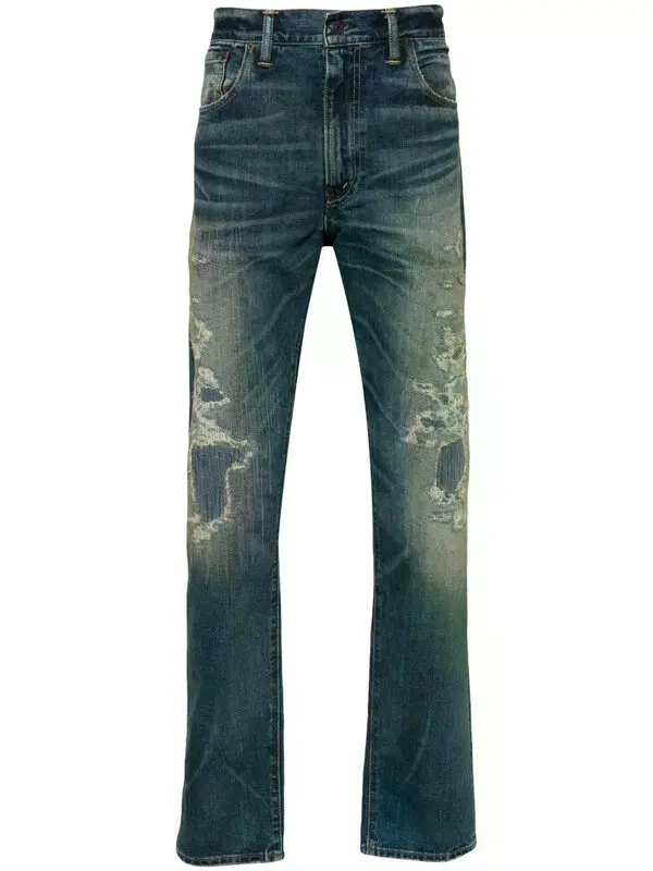 Ralph Lauren Distressed-effect Full-length Jeans