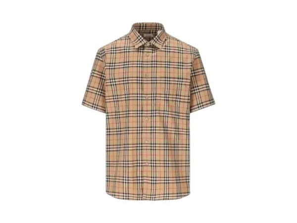 Burberry Novacheck Pattern Cotton Shirt