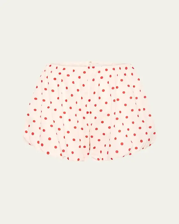 Posse Aurelia Polka-dot Bloomer Shorts - Petite Polka Dot