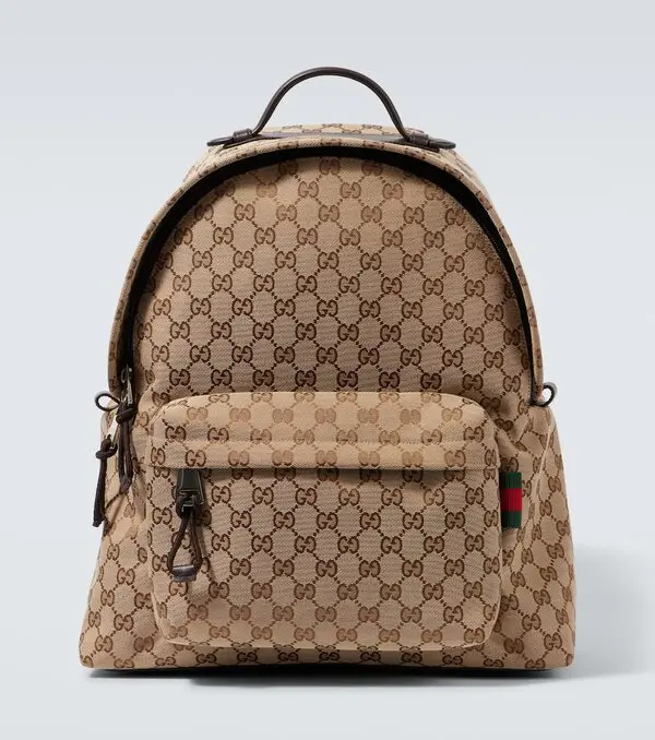 Gucci Gg Canvas Medium Backpack