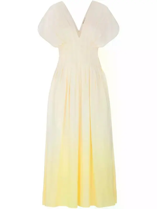 NICHOLAS Sonya Midi Dress - Neutrals