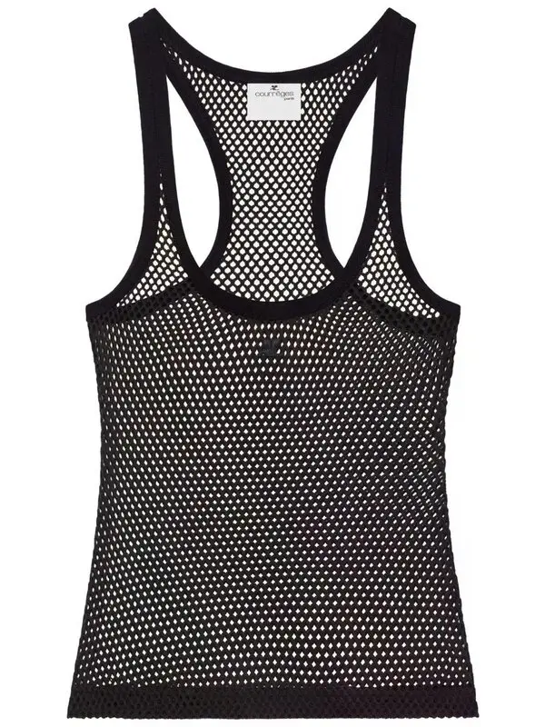 COURREGES Scuba Top - Black