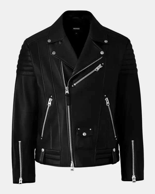 Mackage Kenneth Leather Biker Jacket