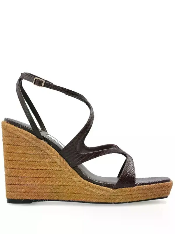 JIMMY CHOO 110mm Ayla Espadrilles - Brown