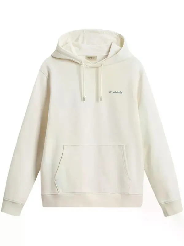 Woolrich Graphic-print Hoodie - Neutrals