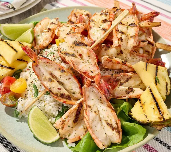 EGG HARBOR 64 Ct Butterflied Jumbo Tiger Shrimp Skewers