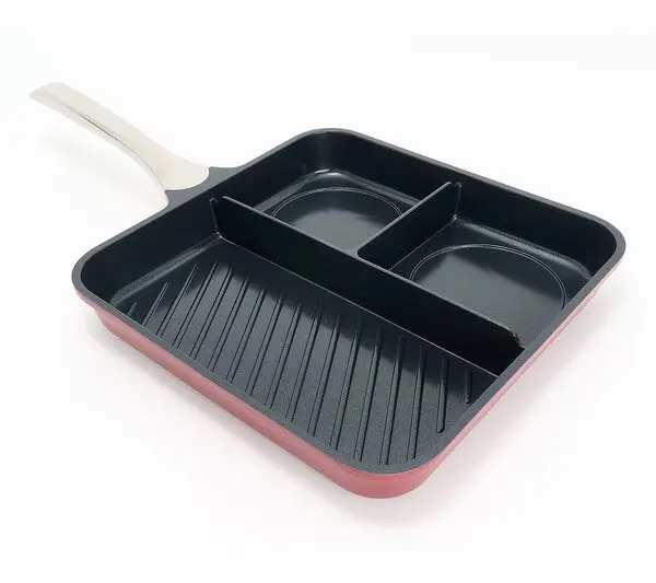 TECHNIQUE Cast Aluminum Compartment Cookware