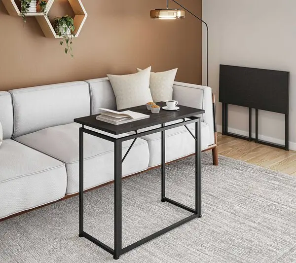 TECHNI MOBILI 31.5' No Assembly Folding Desk Fo R Small Spaces