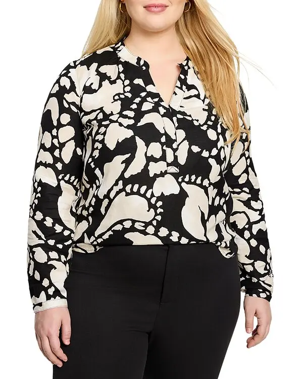 NIC+ZOE Evening Petal Long Sleeve Blouse