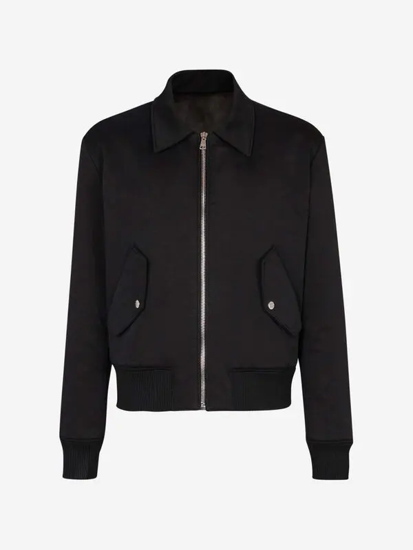 Balmain Cotton Twill Bomber Jacket