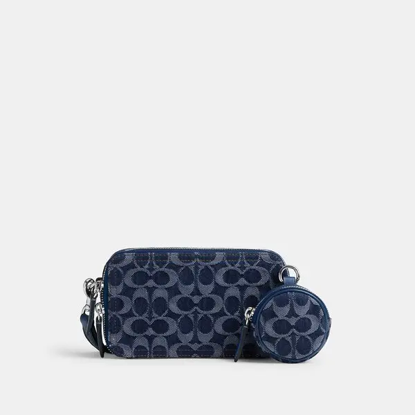 Coach Charter Slim Crossbody Bag In Signature Denim