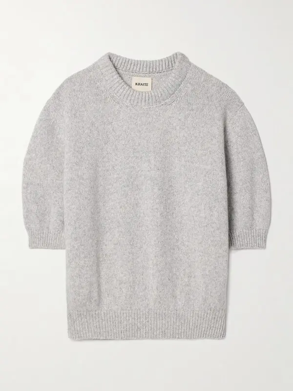 Khaite Davin Cashmere Sweater - Gray