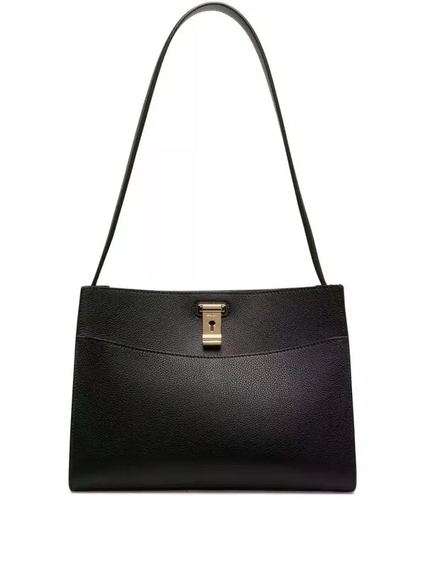 Bally Lock Me Shoulder Bag - Black